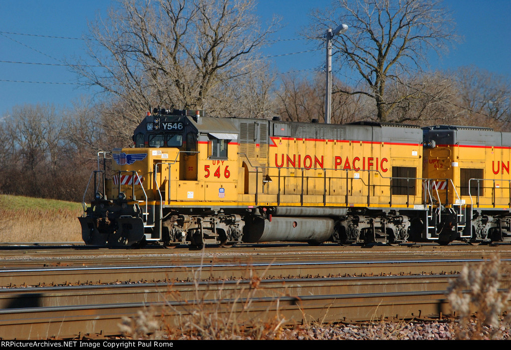 UPY 546, EMD GP15-1, ex CN&W 4401, at UP's West Chicago Yard